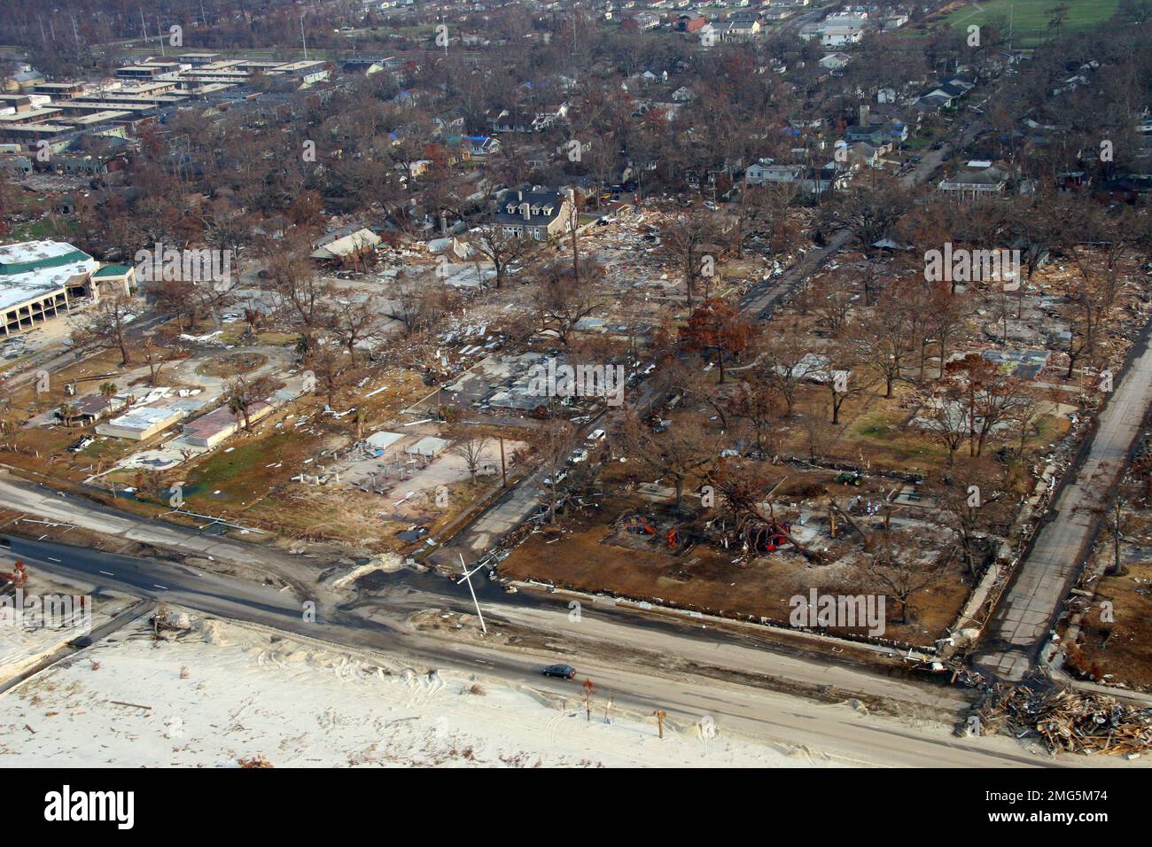 Aftermath - Aerial - 26-HK-296-79. Hurricane Katrina Stock Photo - Alamy