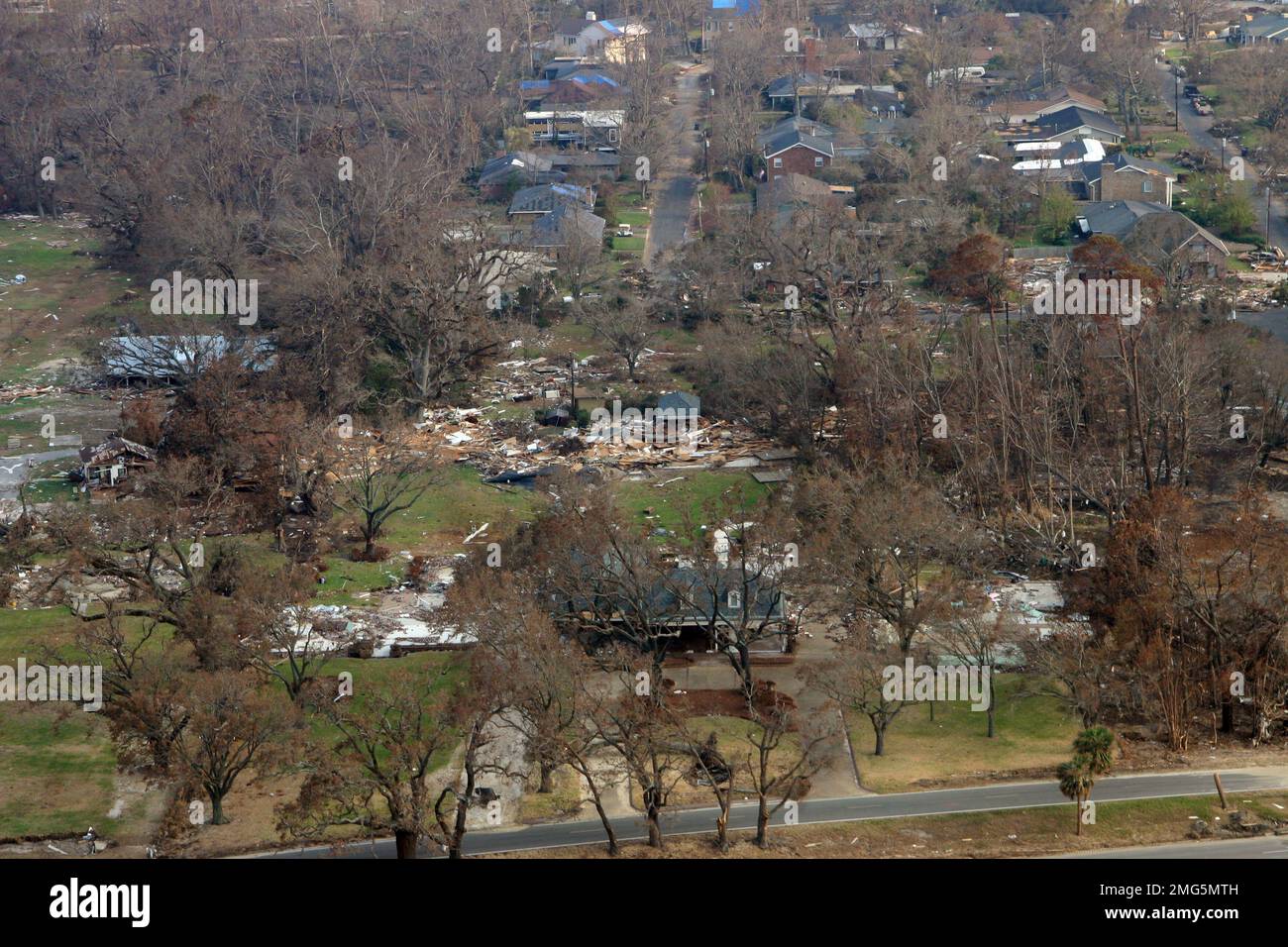 Aftermath - Aerial - 26-HK-296-92. Hurricane Katrina Stock Photo - Alamy