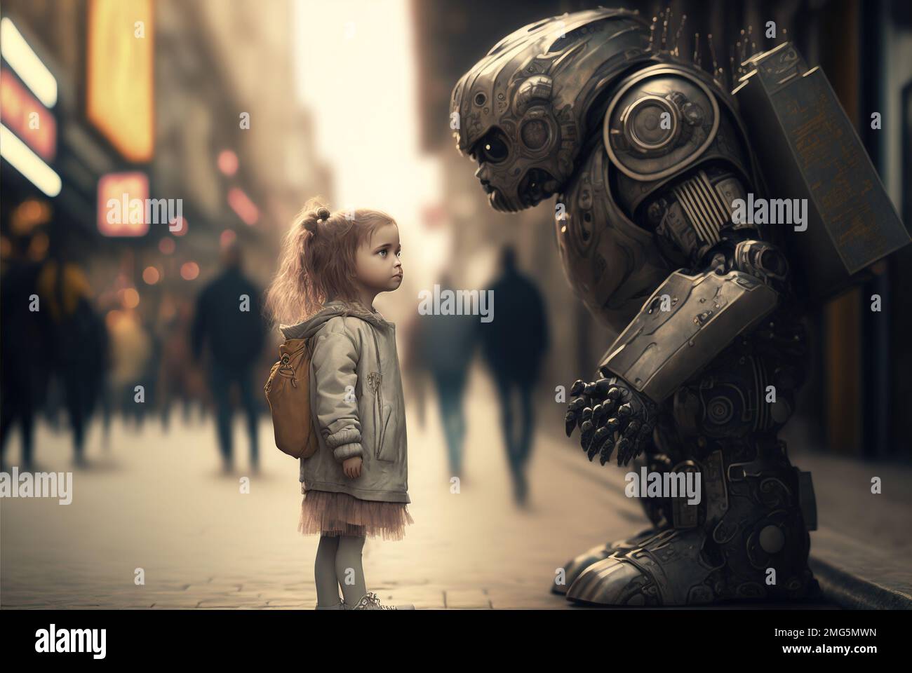 3d futuristic friend robot pet hi-res stock photography and images - Alamy