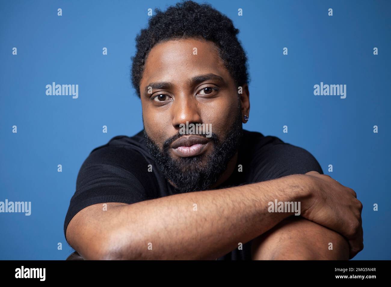 FILE - In this Nov. 14, 2018 photo, actor John David Washington poses ...