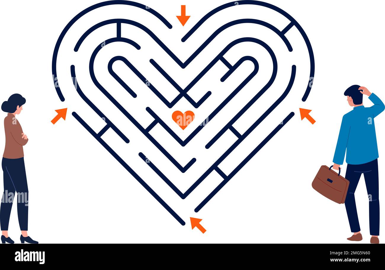 Difficult love Stock Vector Images - Alamy