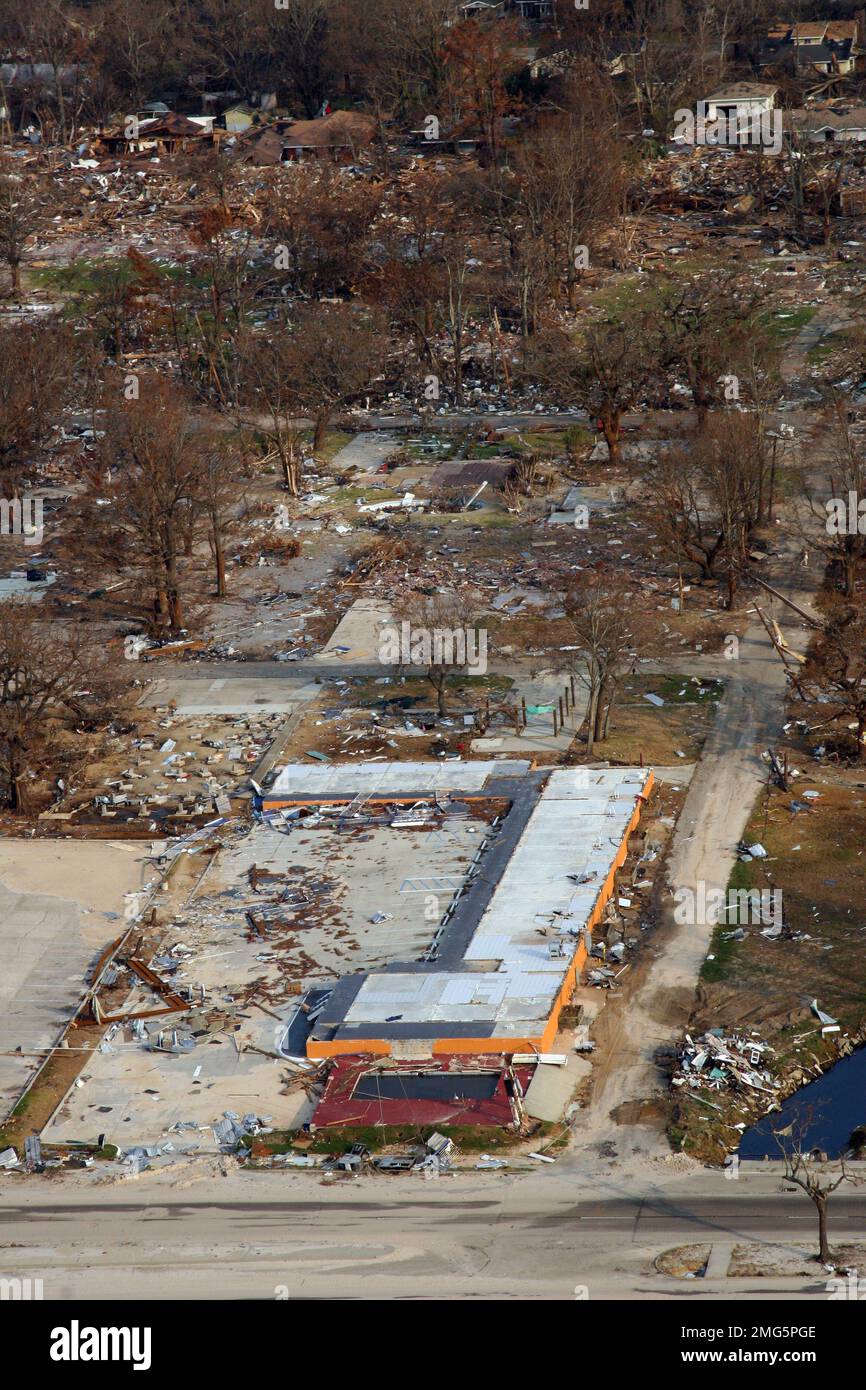 Aftermath - Aerial - 26-HK-296-132. Hurricane Katrina Stock Photo - Alamy