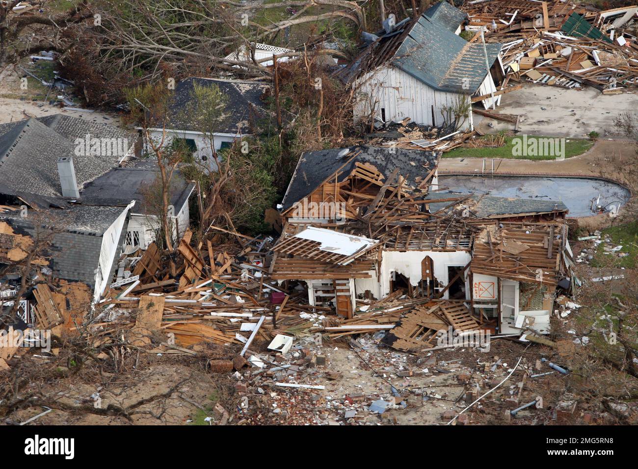 Hurricane katrina aftermath aerial hi-res stock photography and images ...
