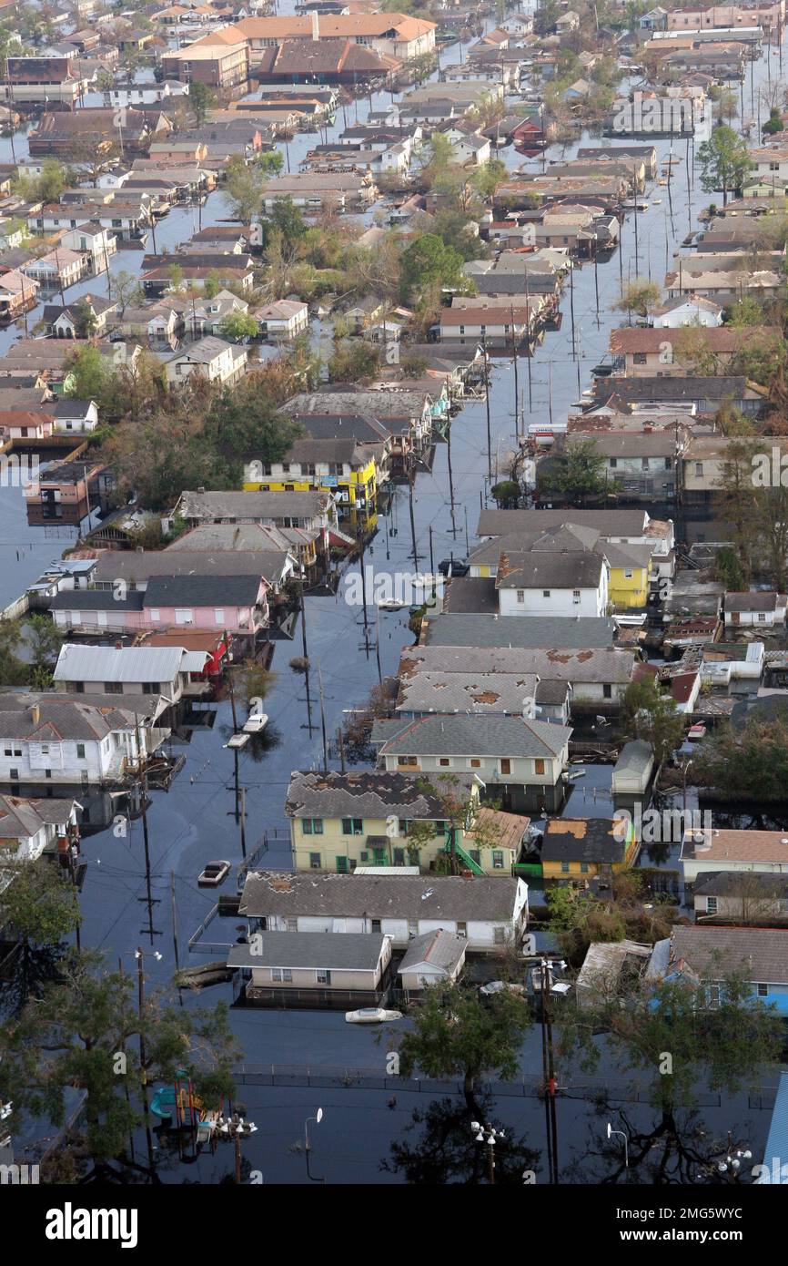 Hurricane damage flood aerial hi-res stock photography and images - Alamy