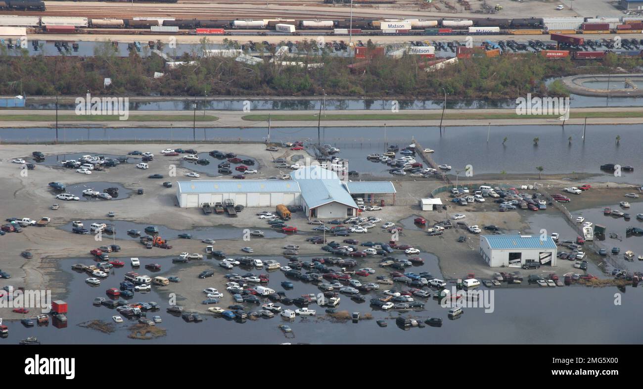 Aftermath - Aerial - 26-HK-296-208. Hurricane Katrina Stock Photo - Alamy