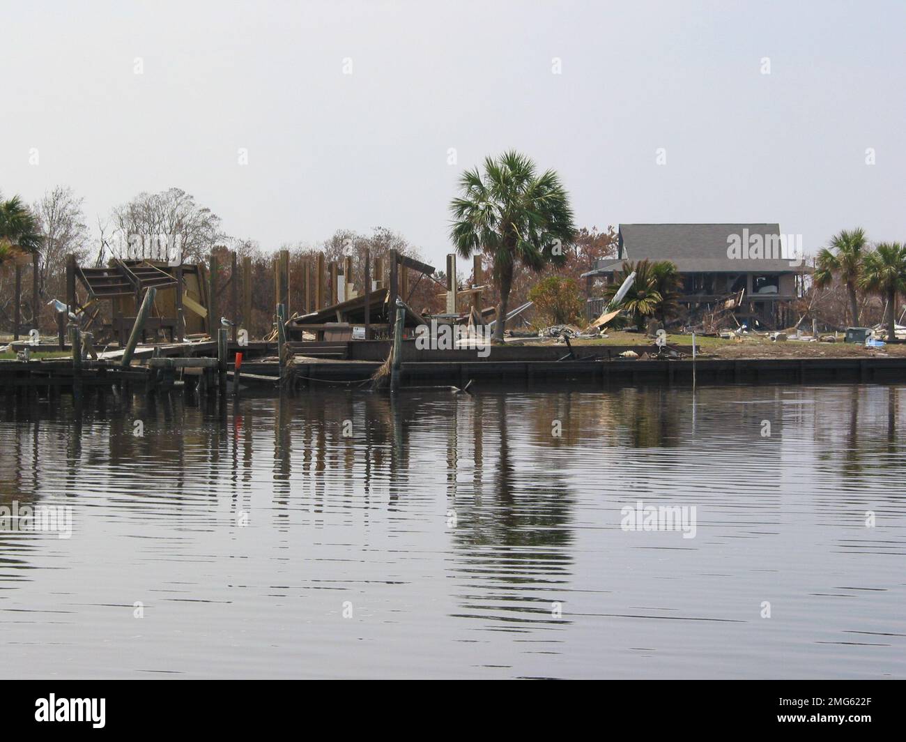 Aftermath - Displaced Boats - Miscellaneous - 26-HK-28-109. debris near ...