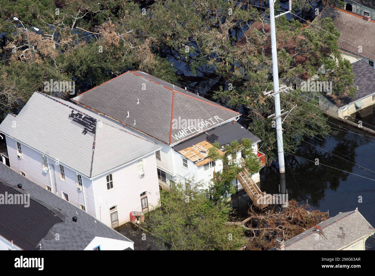 Hurricane katrina aftermath aerial hi-res stock photography and images ...