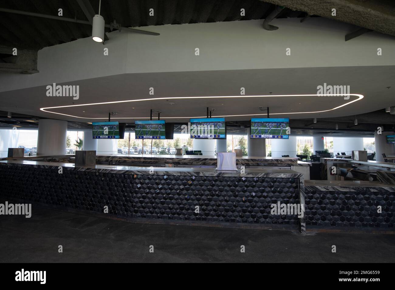 General interior view of SoFi Stadium, the future home of the Los ...