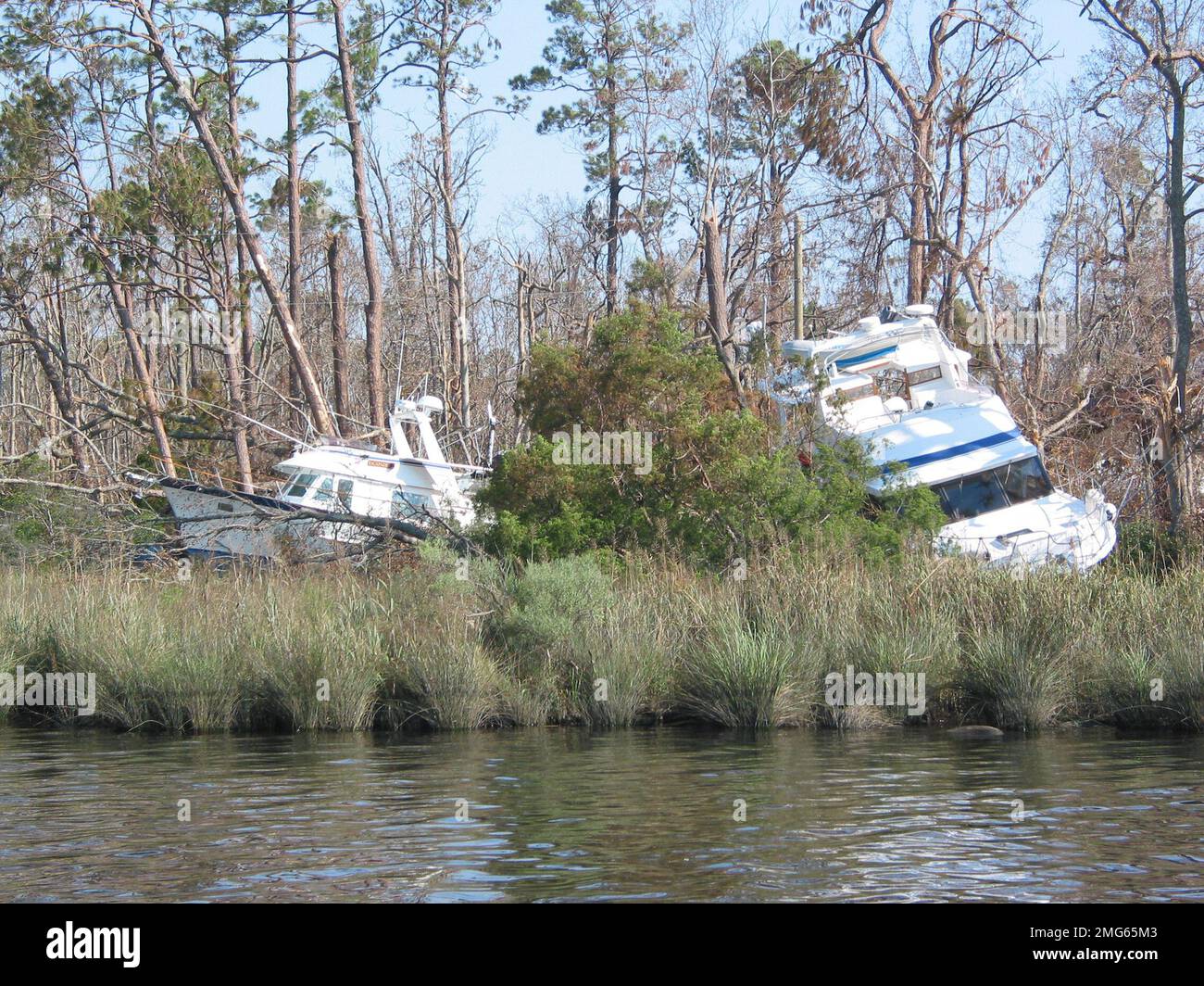 Aftermath - Displaced Boats - Port Security Unit (PSU) 309 - 26-HK-27 ...