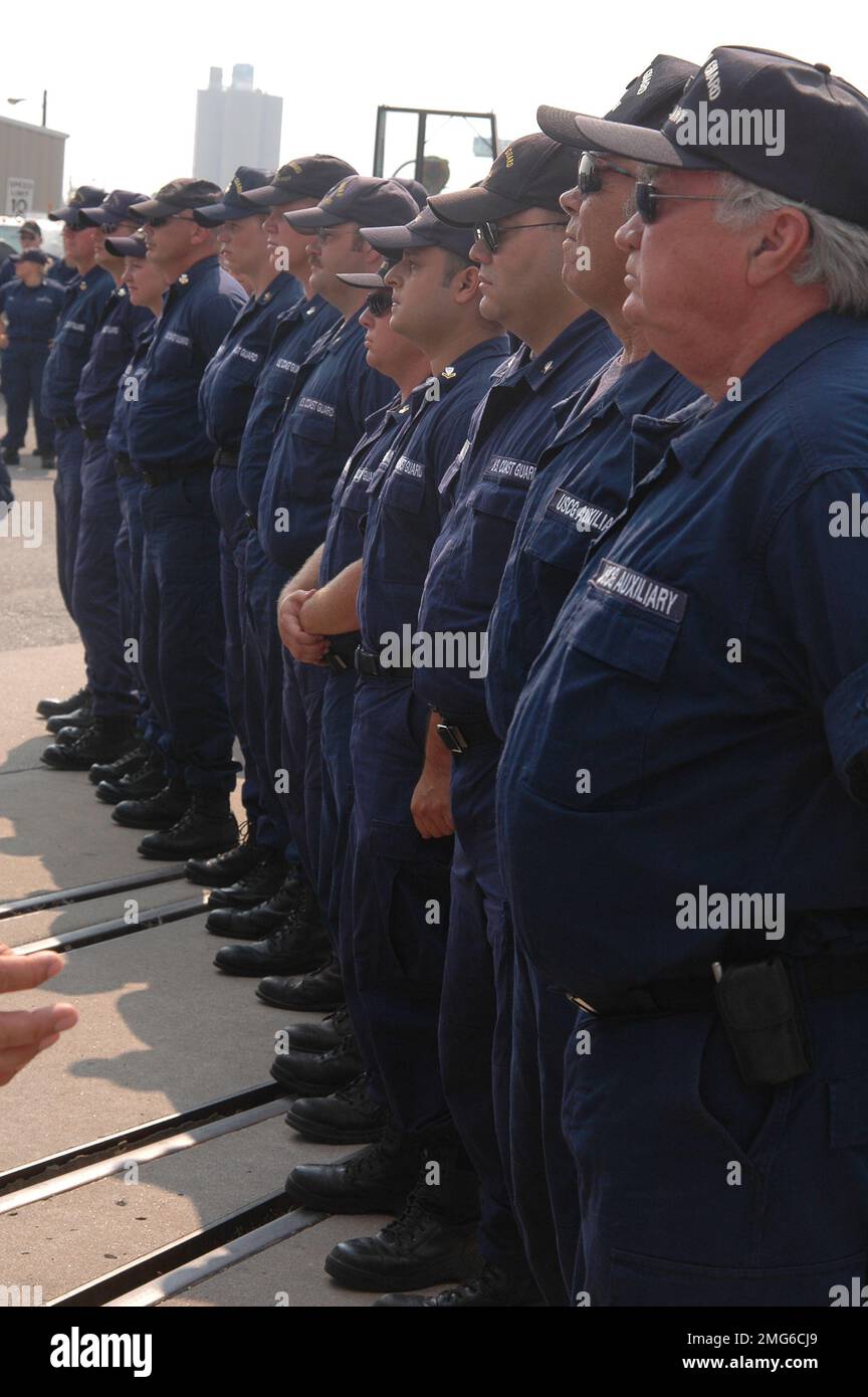 Coast Guard Personnel - Miscellaneous - 26-HK-90-334. line of CG ...