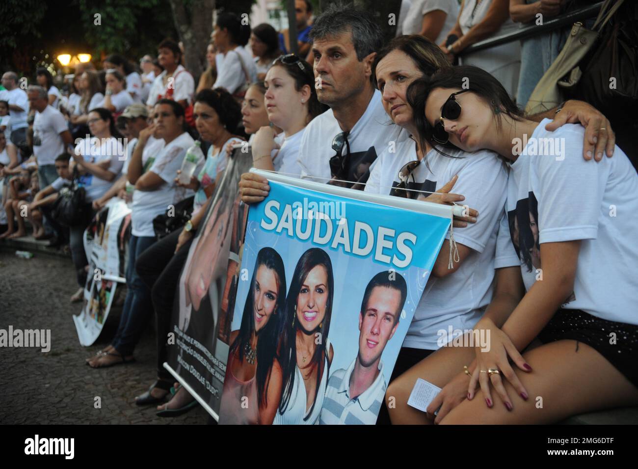 Boate Kiss nightclub Santa Maria city. Mourning vigil tribute to 242 ...