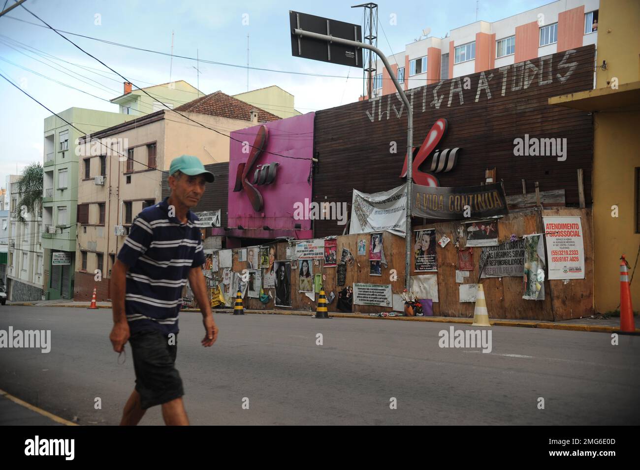 Boate Kiss nightclub Santa Maria city. Mourning vigil tribute to 242 ...