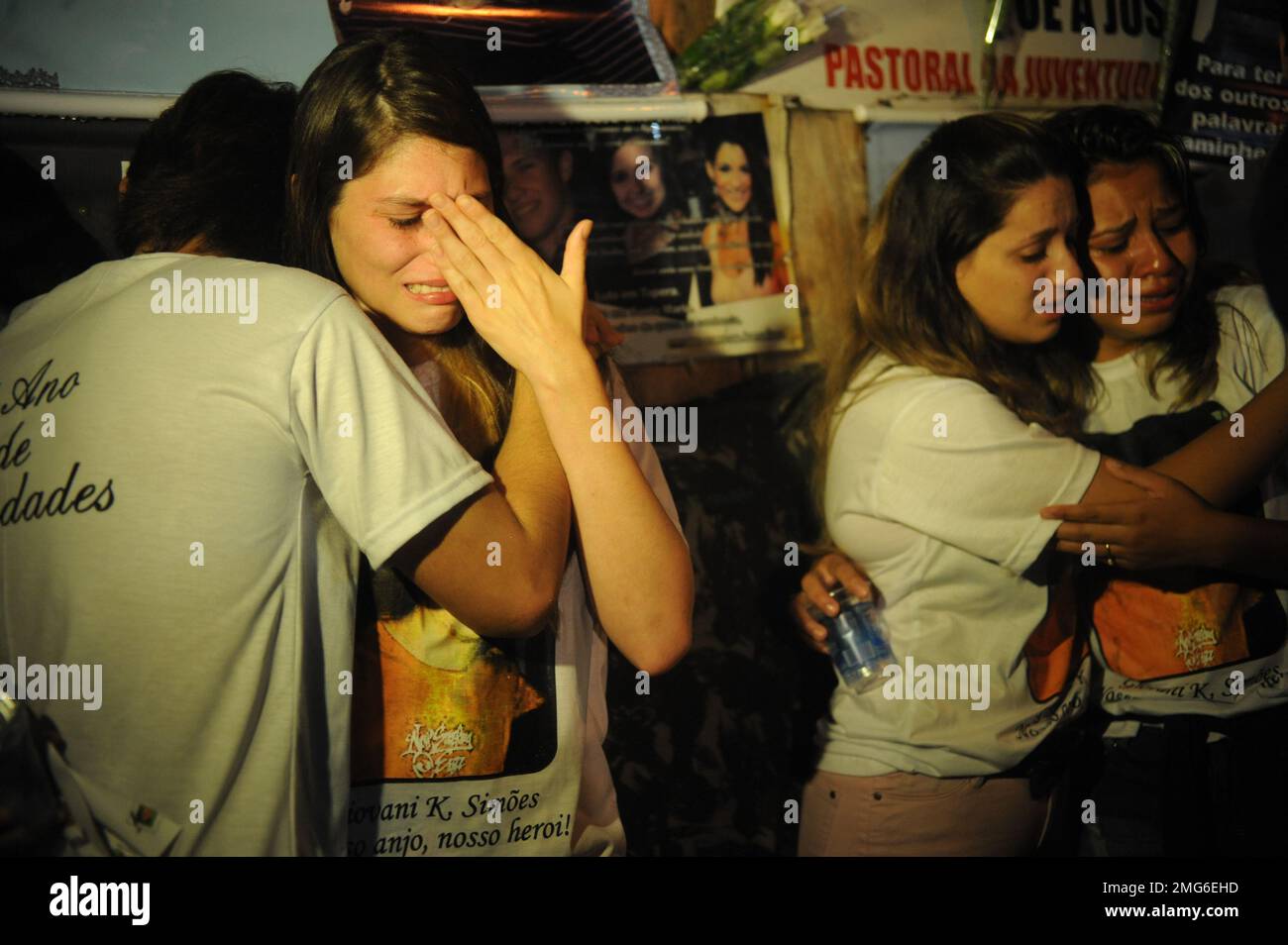 Boate Kiss nightclub Santa Maria city. Mourning vigil tribute to 242 ...