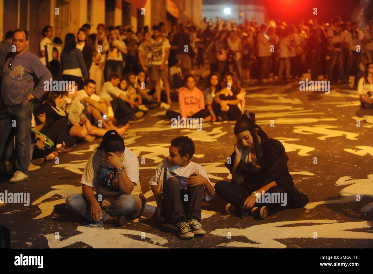 Boate Kiss nightclub Santa Maria city. Mourning vigil tribute to 242 ...