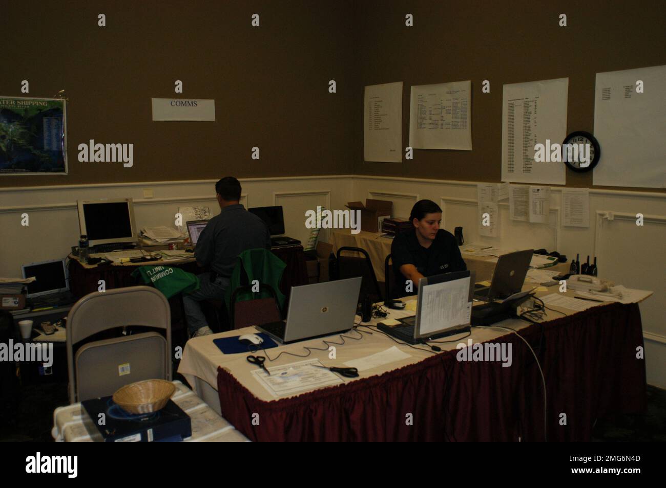 Incident Command Post - Alexandria - 26-HK-152-27. Hurricane Katrina ...