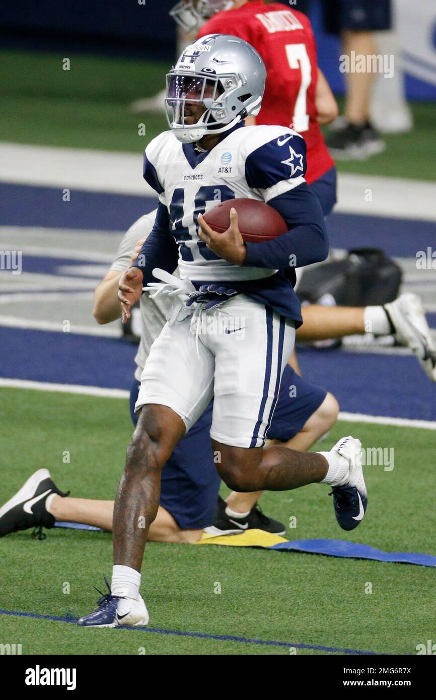 Dallas Cowboys running back Darius Anderson (40) runs with the ball ...