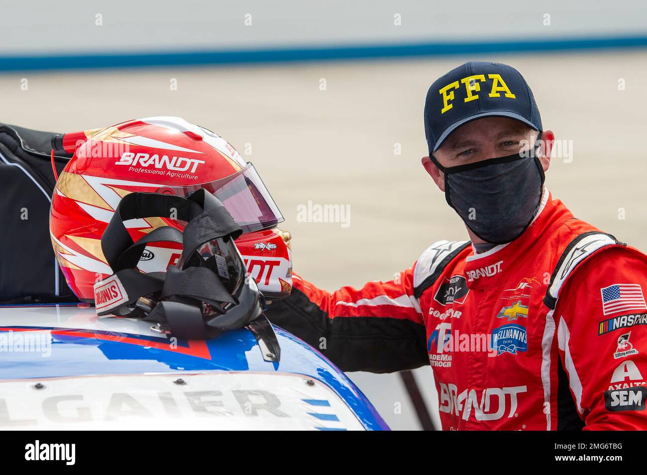 Justin Allgaier (7) during a NASCAR Xfinity Series race at Dover ...