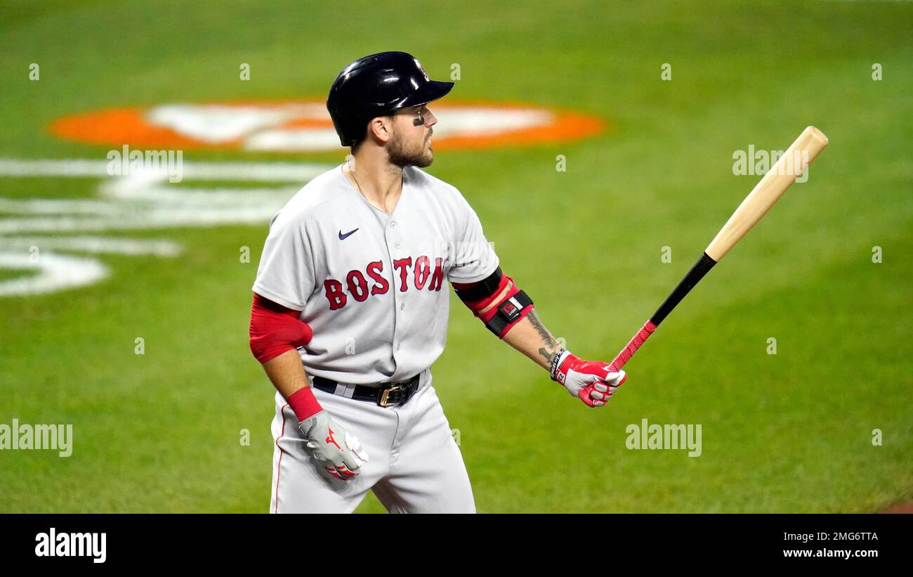 Boston Red Sox's Michael Chavis waits for a pitch from the Baltimore ...