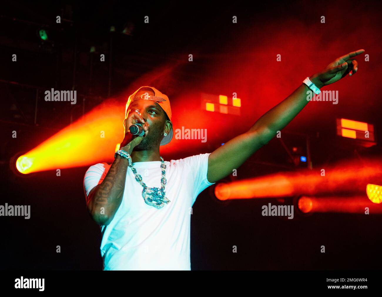 Young Dolph performs on stage at The Parking Lot Concert on Sunday, Aug ...