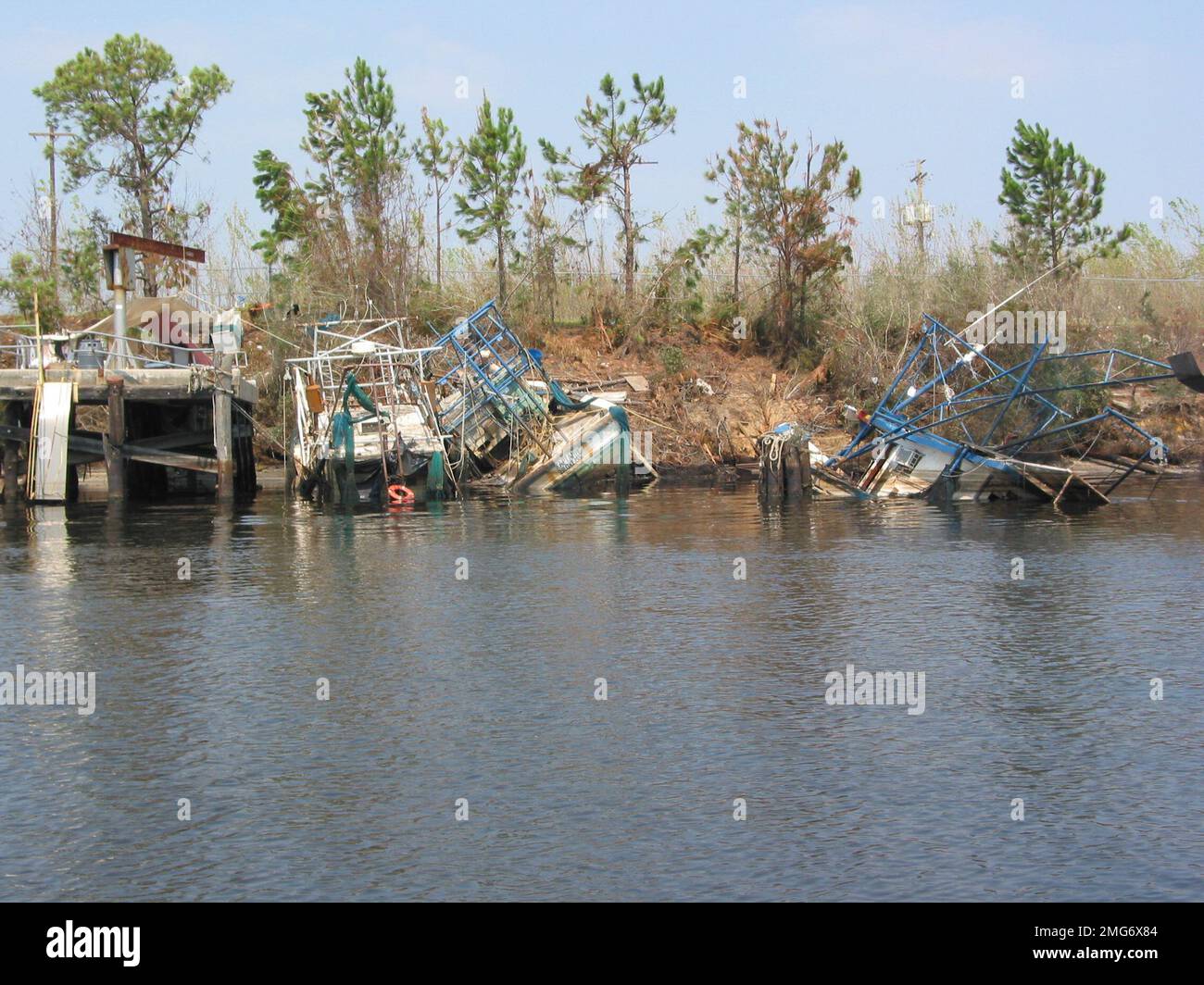 Aftermath - Displaced Boats - Port Security Unit (PSU) 309 - 26-HK-27 ...