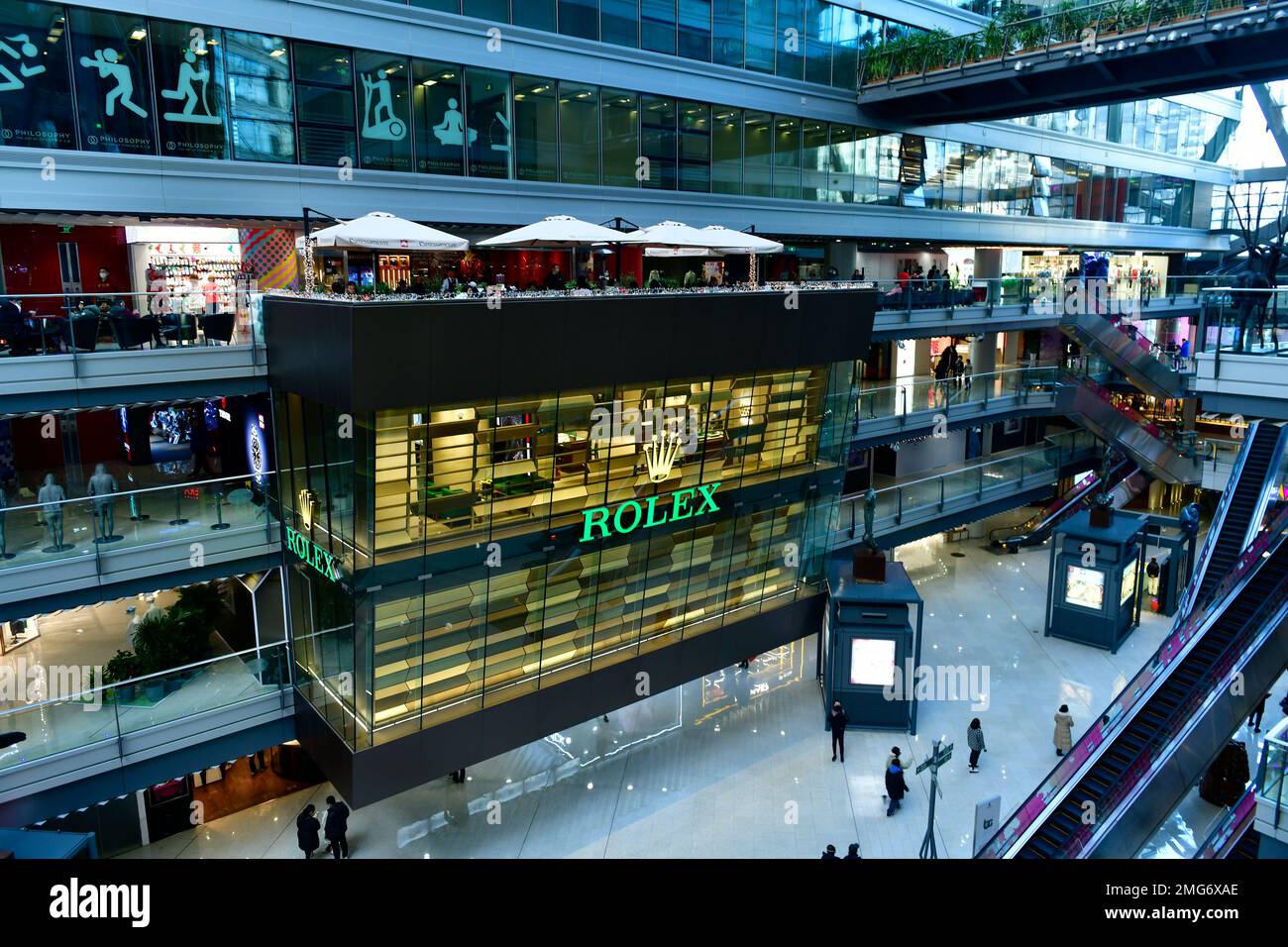 BEIJING, CHIAN - JANUARY 23, 2023 - A Rolex store is seen in Beijing ...