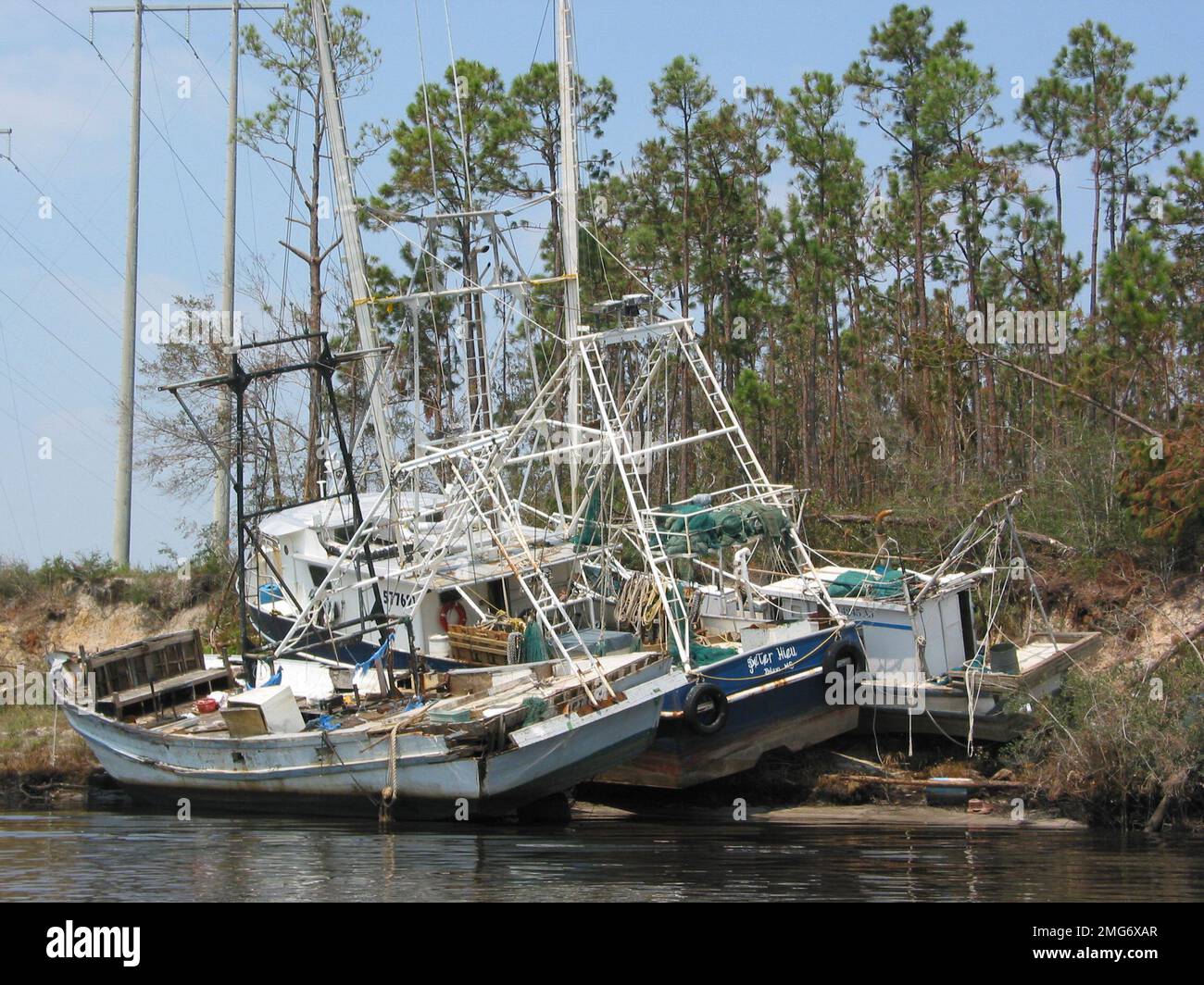 Aftermath - Displaced Boats - Port Security Unit (PSU) 309 - 26-HK-27 ...