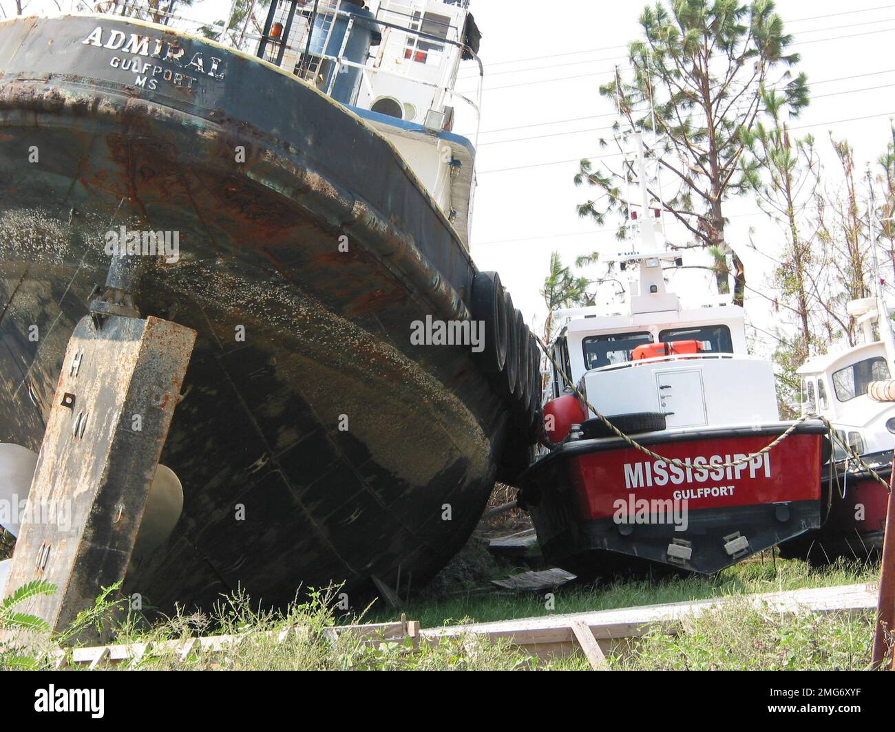 Aftermath - Displaced Boats - Port Security Unit (PSU) 309 - 26-HK-27-2 ...