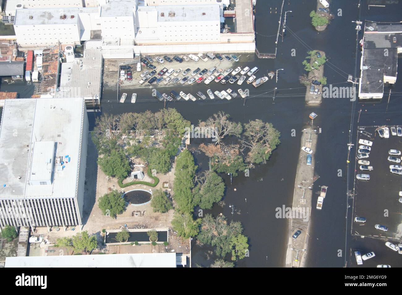 Aftermath - Flooding - Miscellaneous - 26-HK-36-164. aerial view of ...