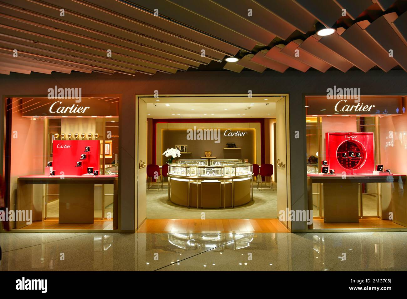 BEIJING, CHIAN - JANUARY 23, 2023 - The Fangcaodi watch store of luxury ...