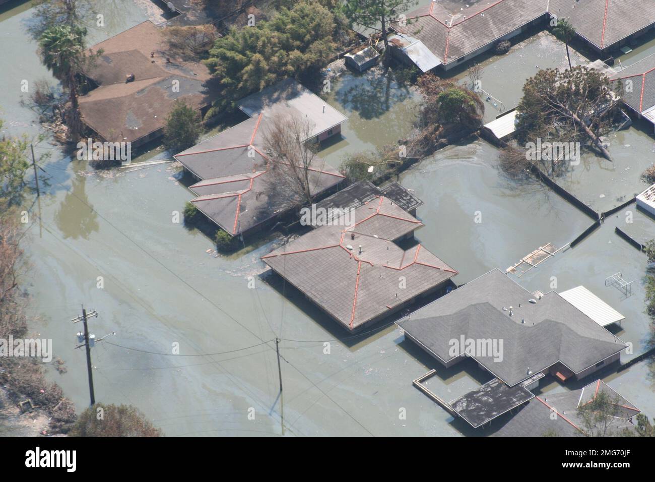 Aftermath - Flooding - Miscellaneous - 26-HK-36-63. aerial shot of ...