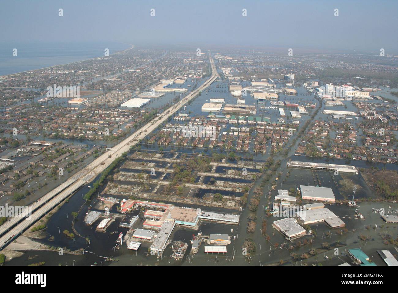 Aftermath - Flooding - Miscellaneous - 26-HK-36-413. wide aerial shot ...