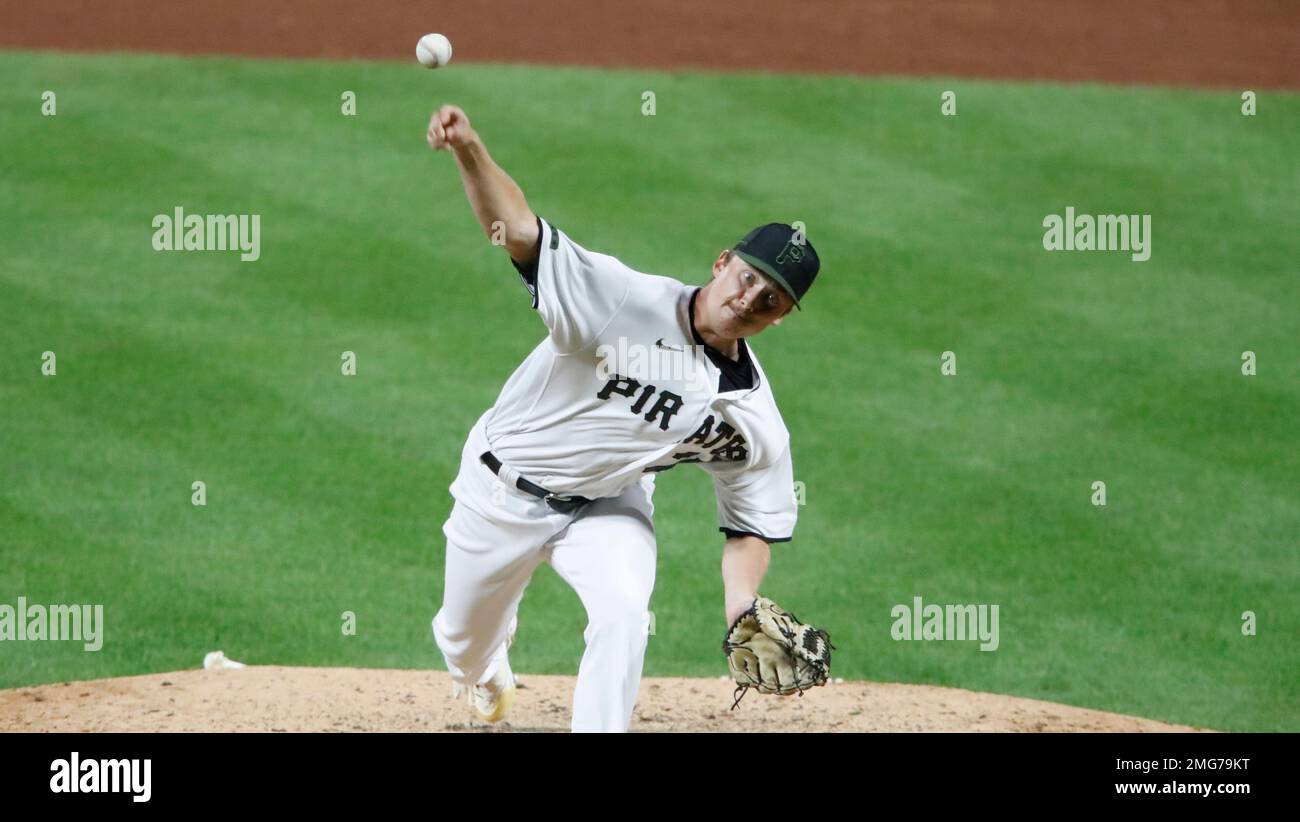 Pittsburgh Pirates relief pitcher Nick Mears delivers during a baseball ...