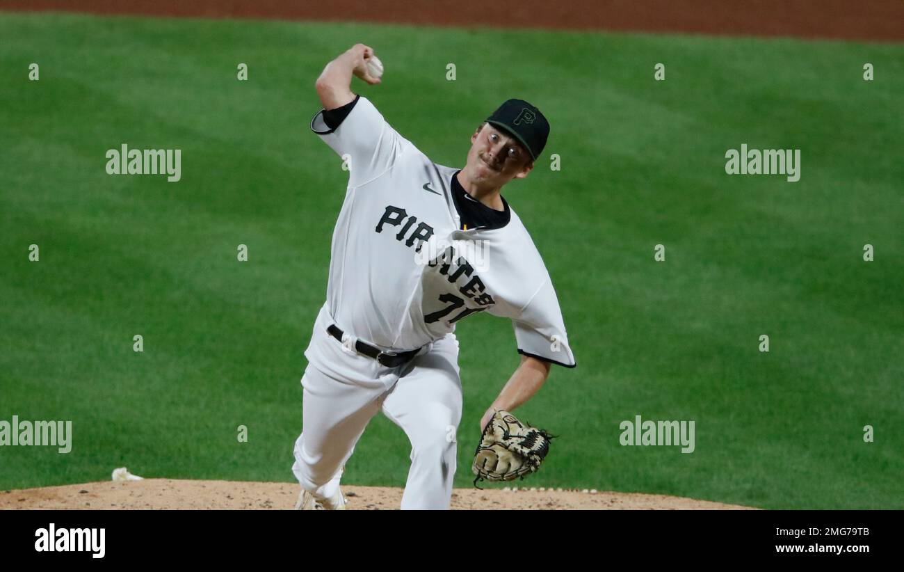 Pittsburgh Pirates relief pitcher Nick Mears delivers during a baseball ...