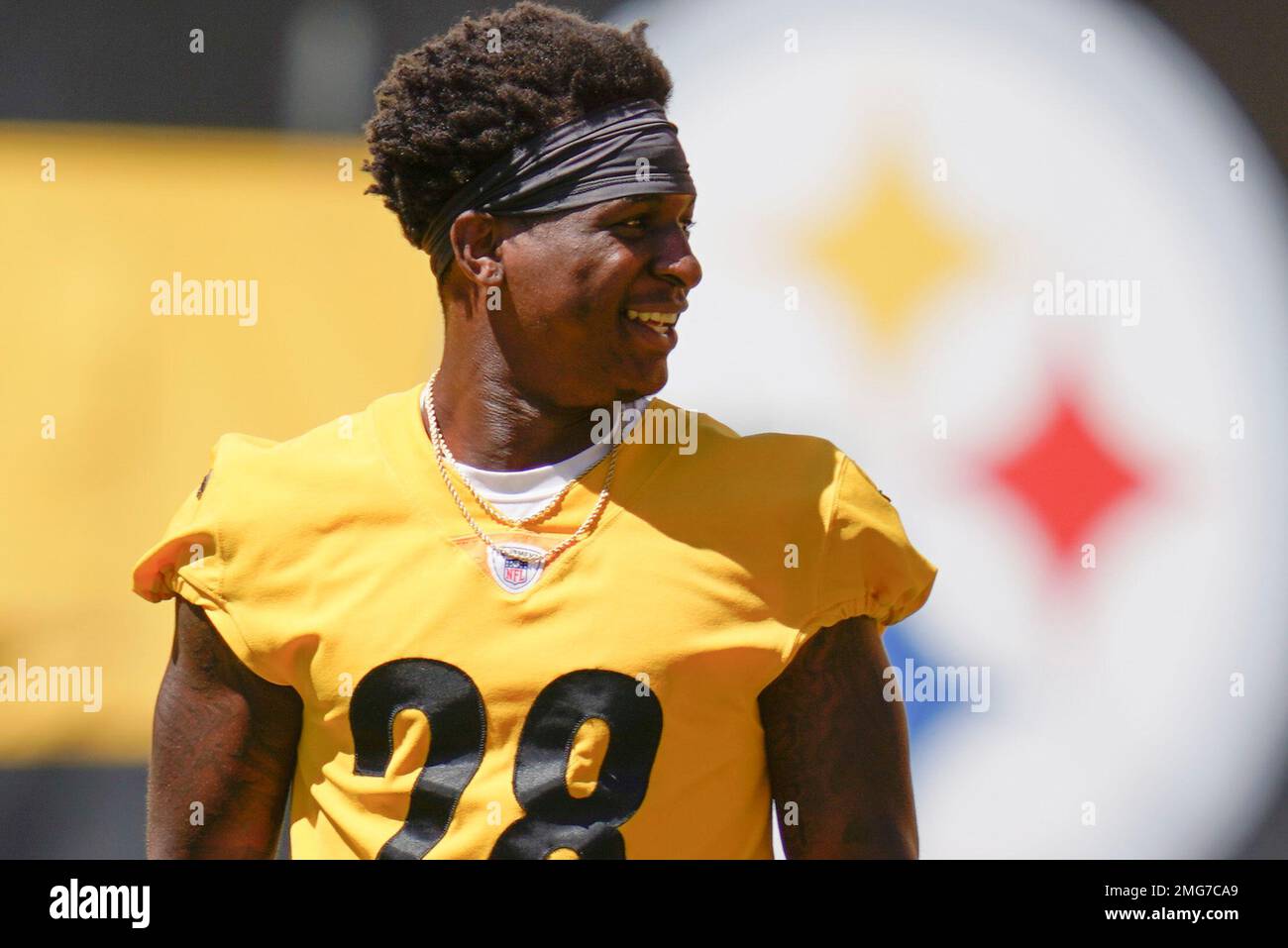 Pittsburgh Steelers cornerback Mike Hilton (28) during practice at NFL ...