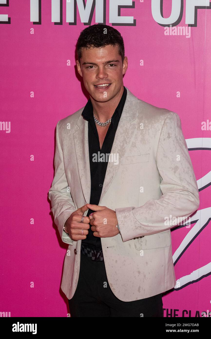 London, UK. 25 January 2023. Billy Brown, Love Island, attends the ...