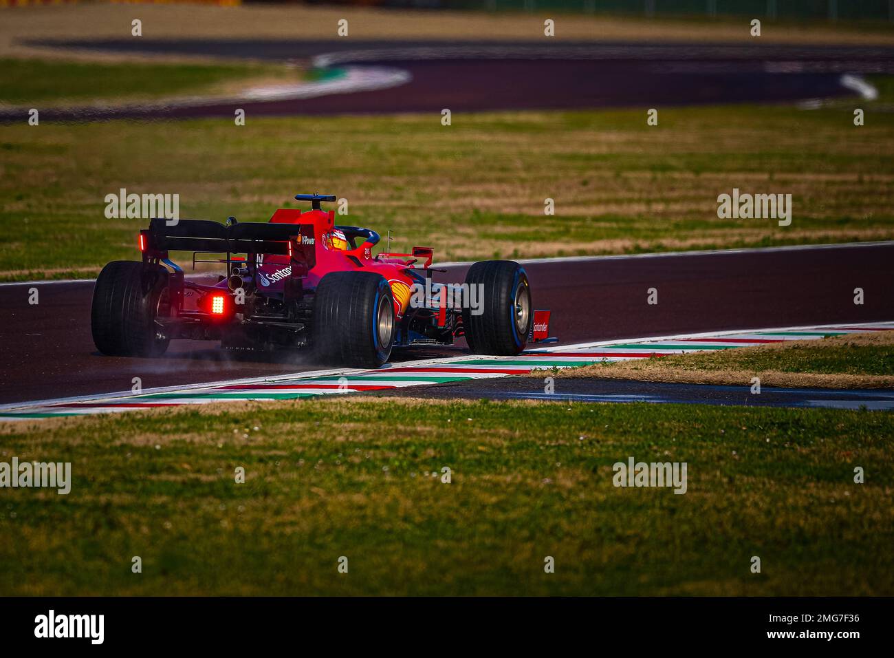 #55 Carlos Sainz, Scuderia Ferrari during a test with the old 2021 ...