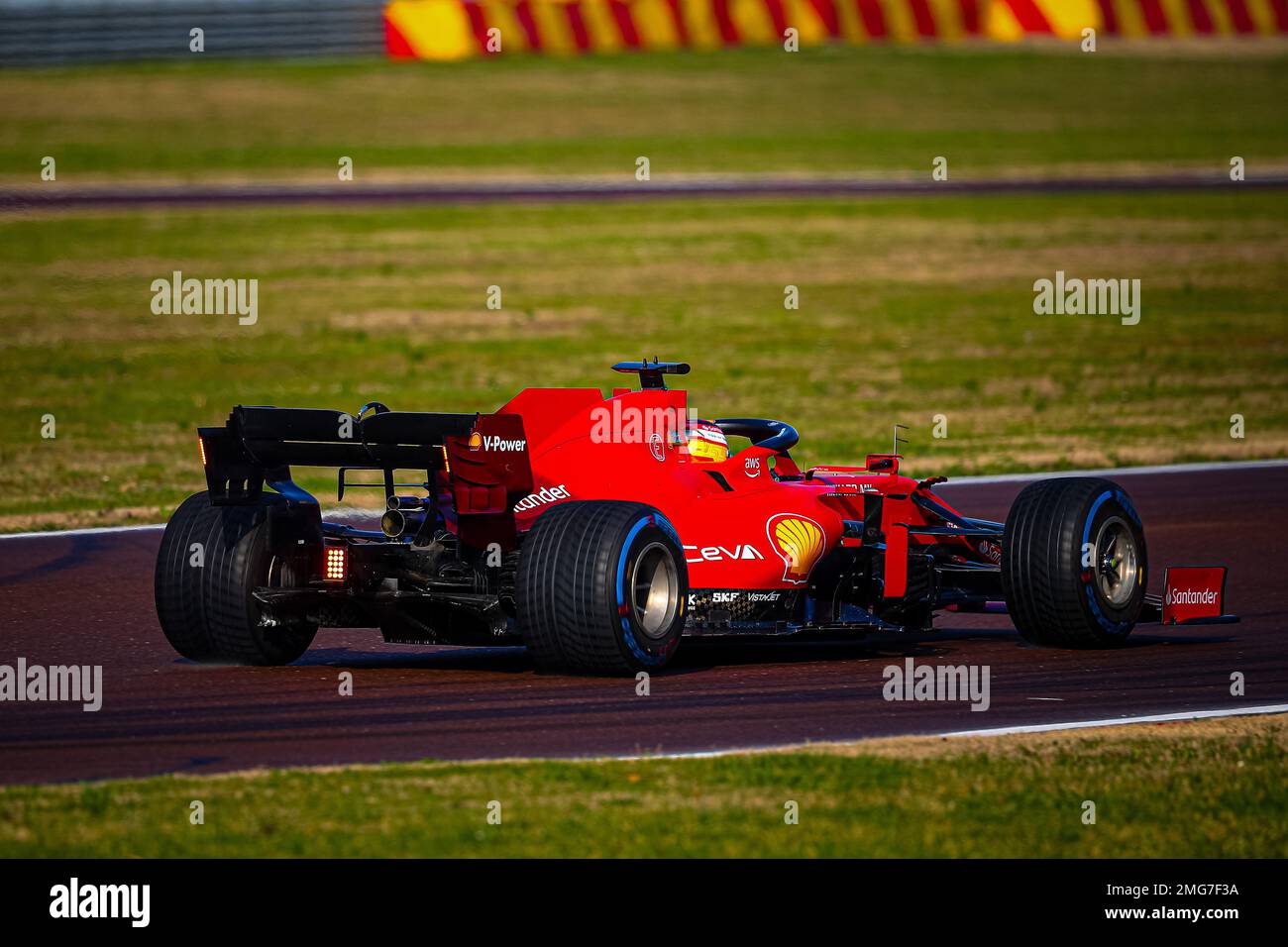#55 Carlos Sainz, Scuderia Ferrari during a test with the old 2021 ...