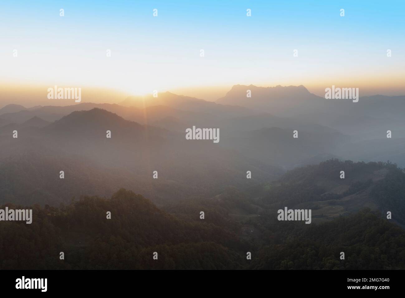 Hadubi view point with Doi Chiang Dao mountain in Chiang Mai, Thailand ...