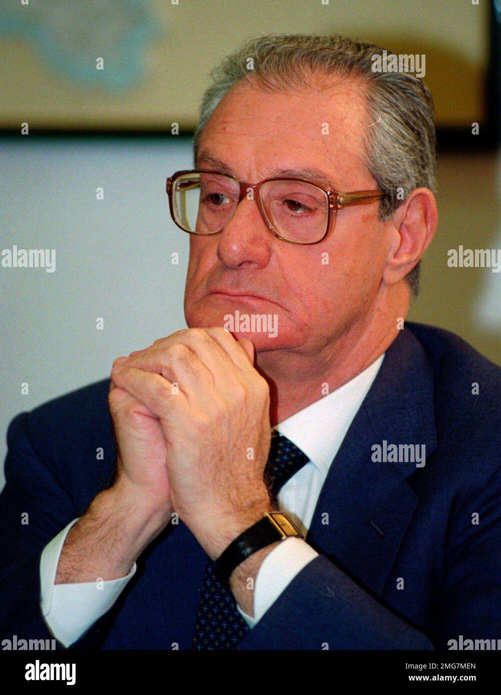 FILE-- Dec. 5 1995 file photo of Cesare Romiti, managing director of ...