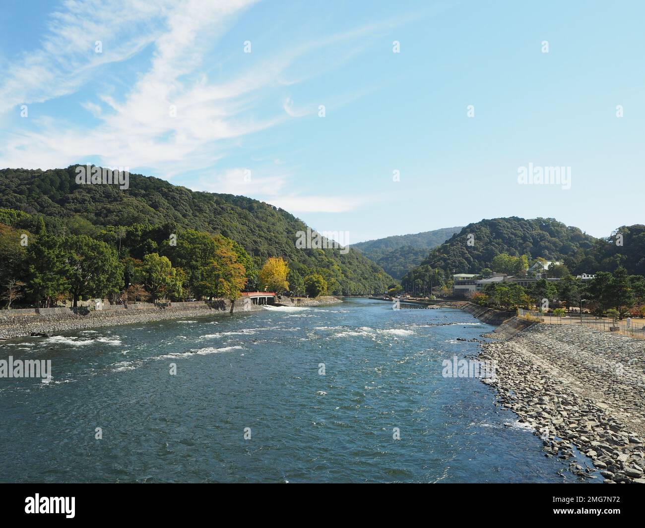 River at Kyoto, Japan Stock Photo - Alamy