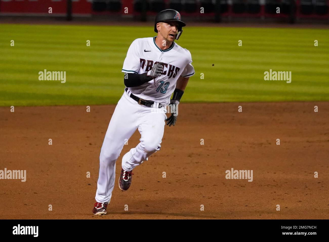 Arizona Diamondbacks shortstop Nick Ahmed (13) in the first inning ...