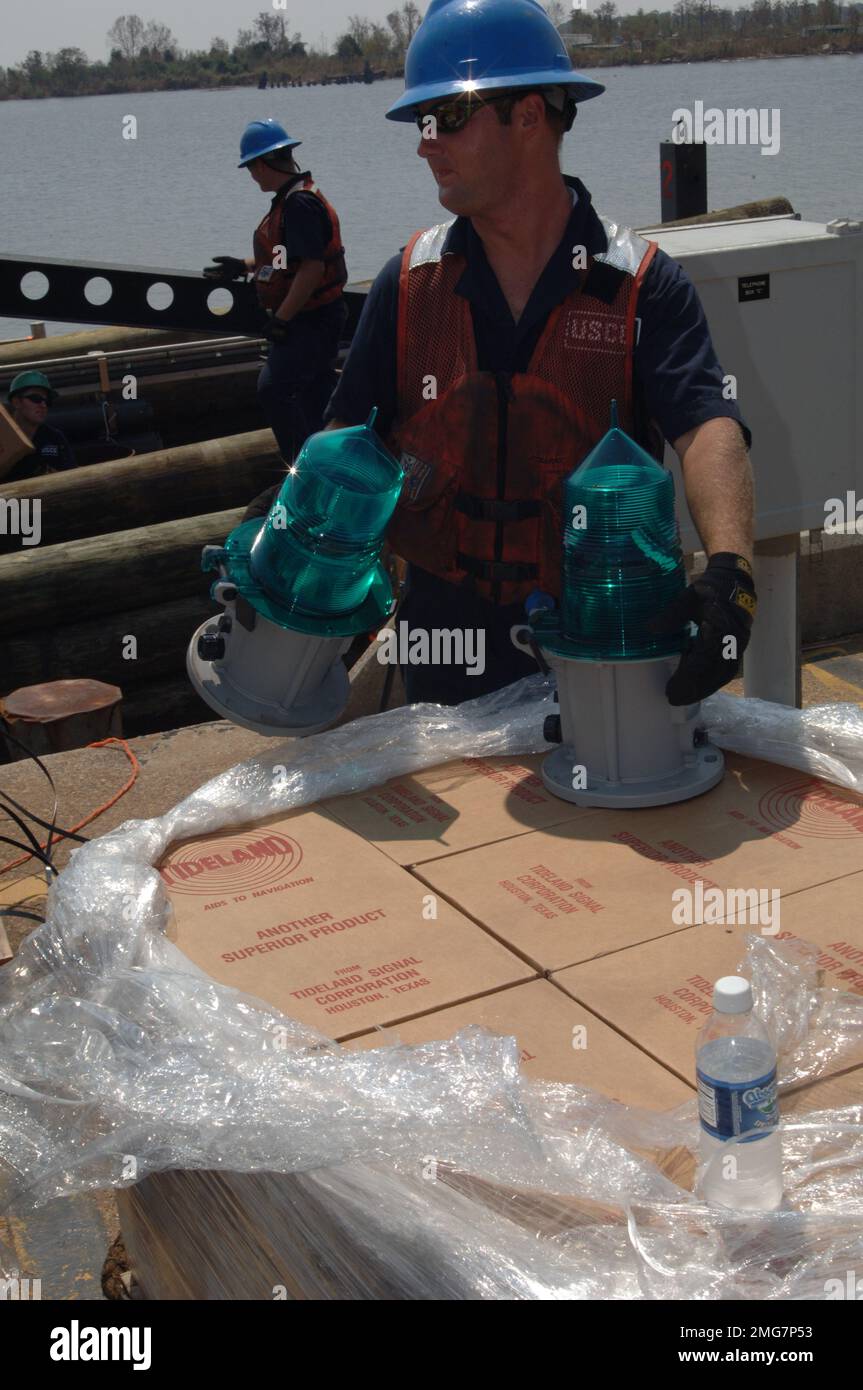 Aids to Navigation Operations - 26-HK-63-27. Coast Guardsmen on ...