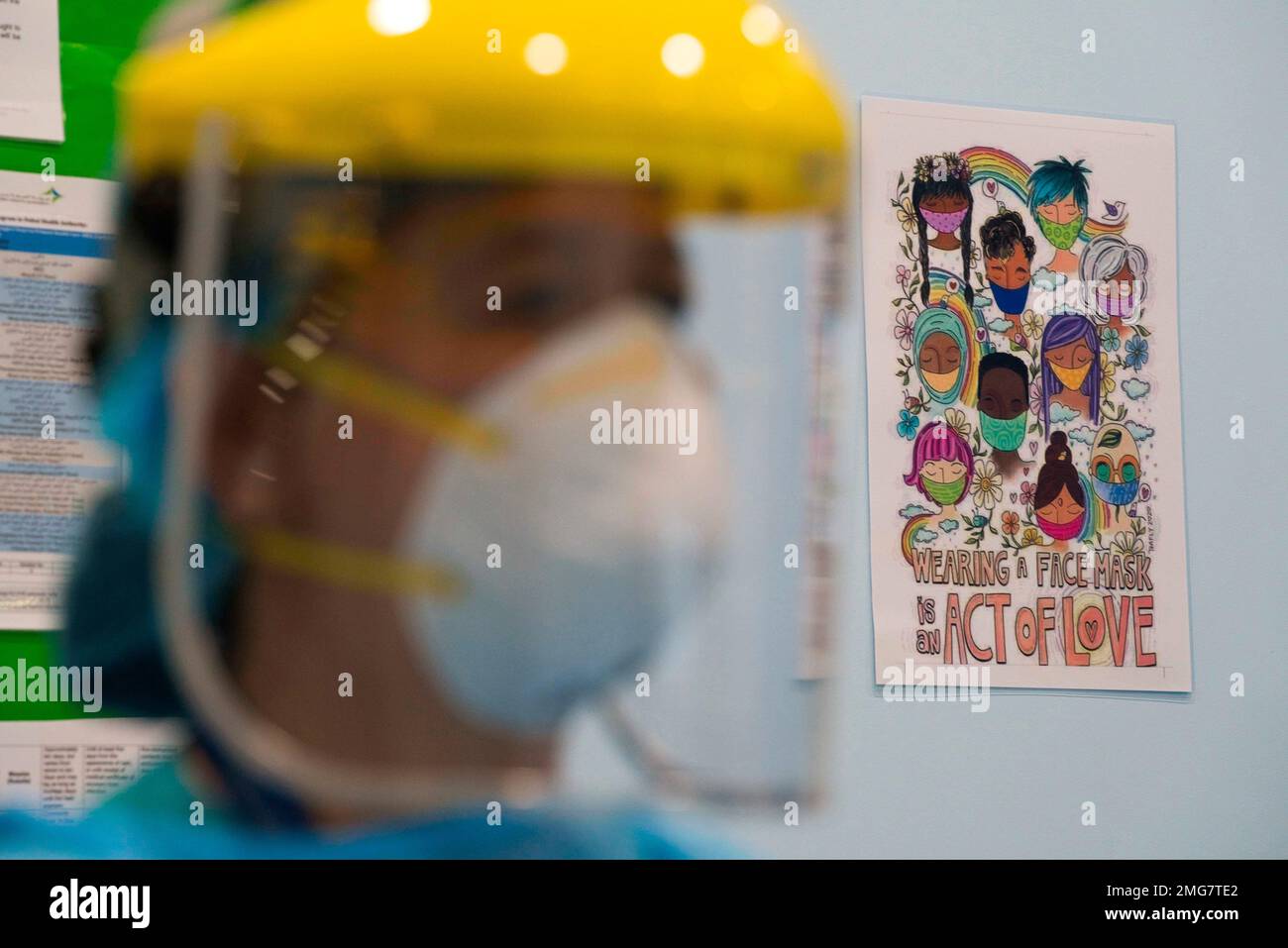 School nurse Ethel Lydia Matias of the Philippines wears full ...