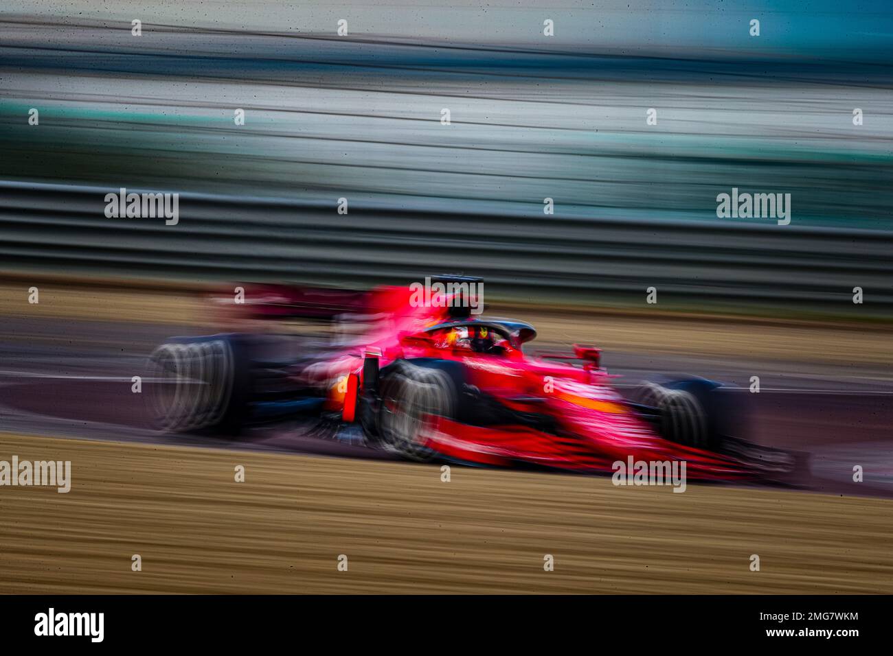 #55 Carlos Sainz, Scuderia Ferrari during a test with the old 2021 ...