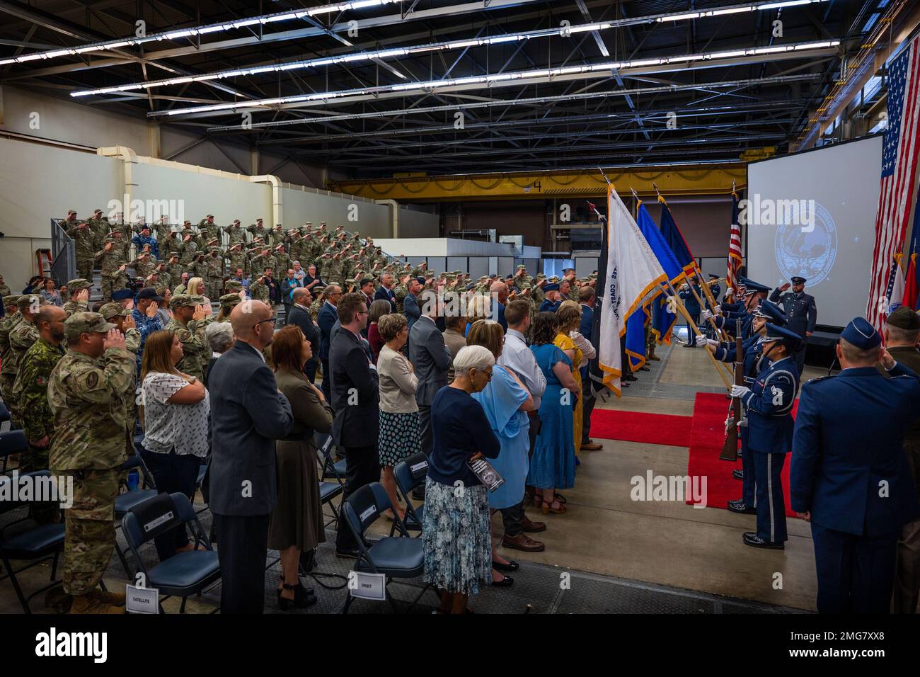 Attendees of the Combined Force Space Component Command (CFSCC) change ...