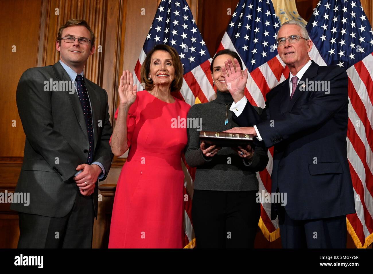 FILE - In this Jan. 3, 2019, file photo, House Speaker Nancy Pelosi of ...