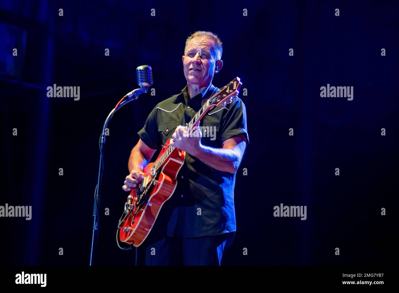 Jim Heath of The Reverend Horton Heat performs on the Wolfman Jack ...