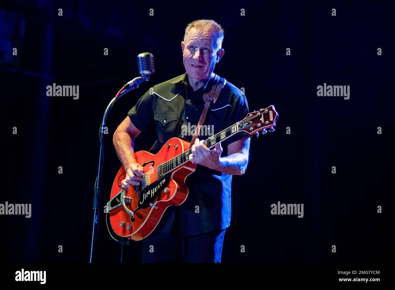 Jim Heath of The Reverend Horton Heat performs on the Wolfman Jack ...