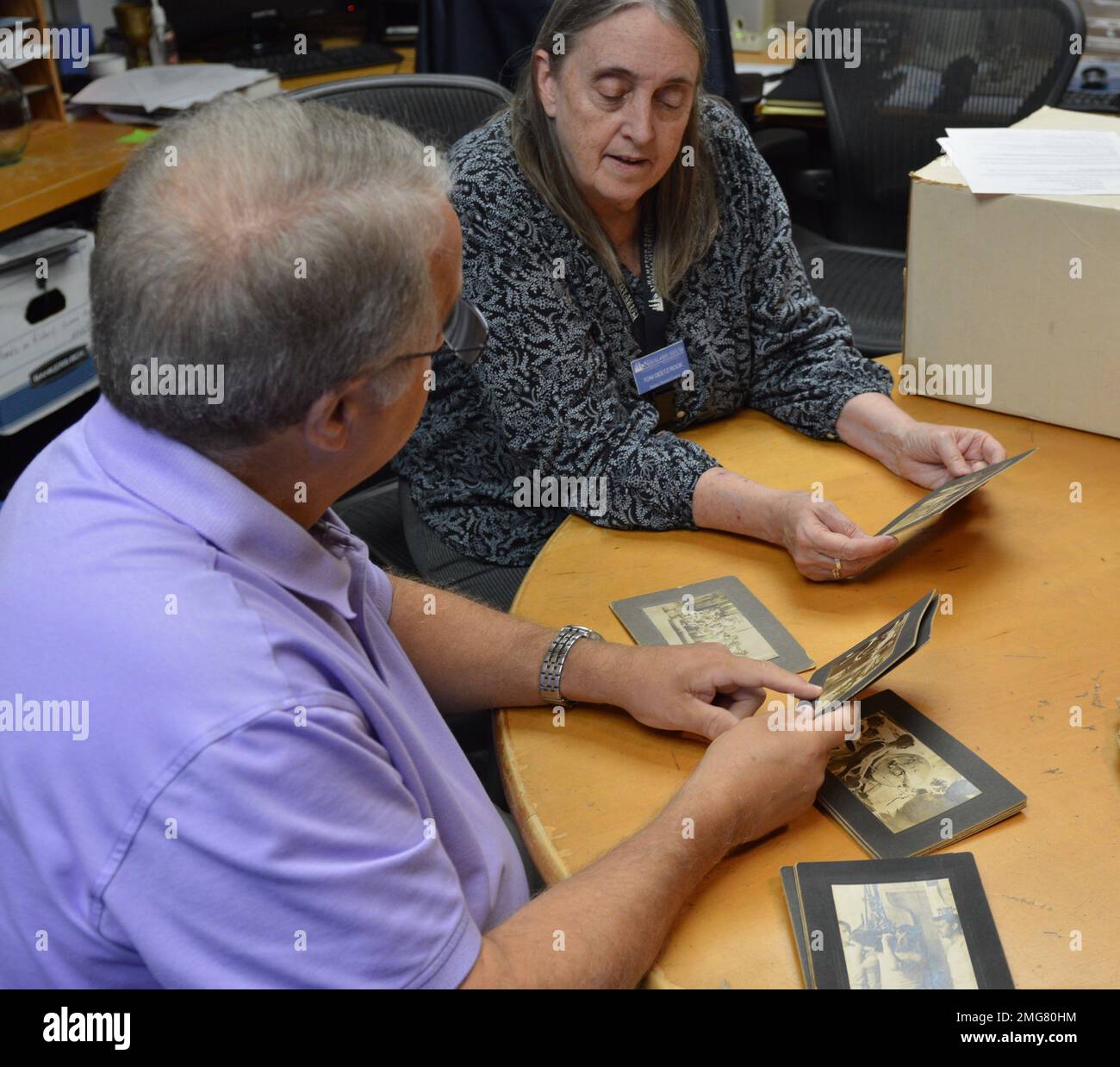 David Powless provides some insights to boxes of photos and articles that belonged to his ...