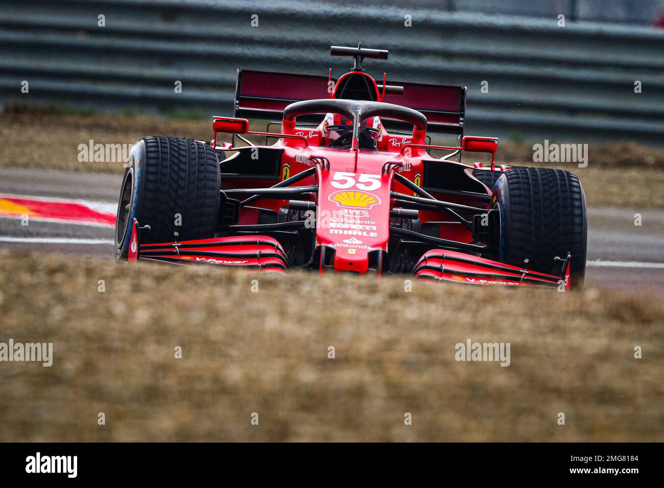 #55 Carlos Sainz, Scuderia Ferrari during a test with the old 2021 ...